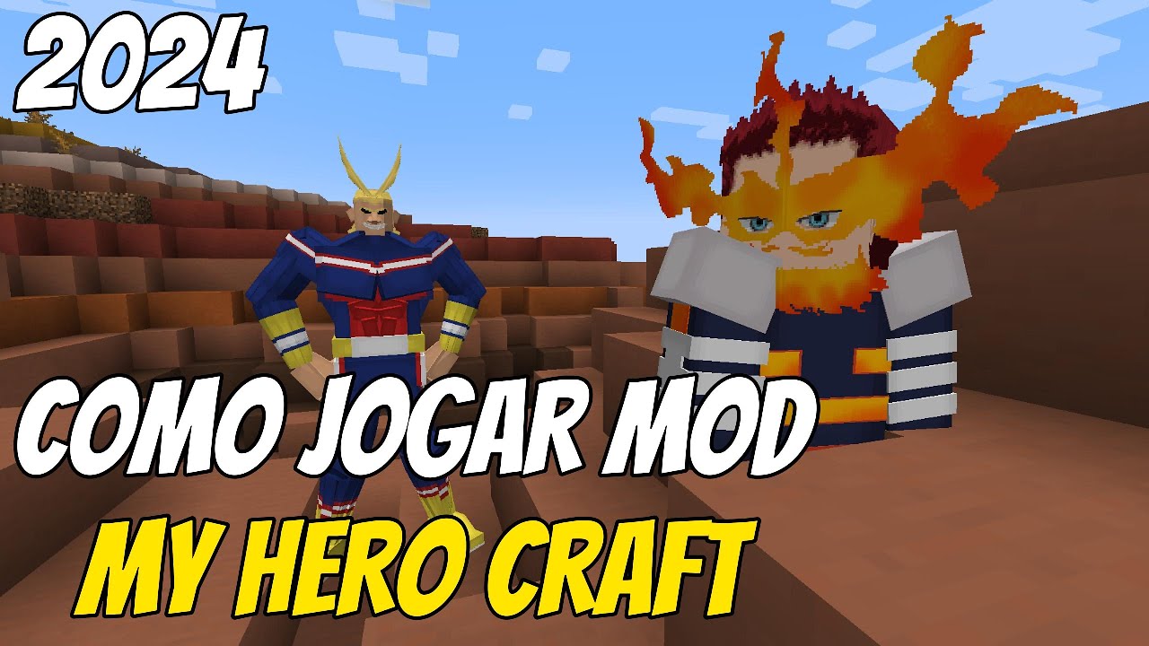 COMO JOGAR MOD My Hero Craft MHC - YouTube