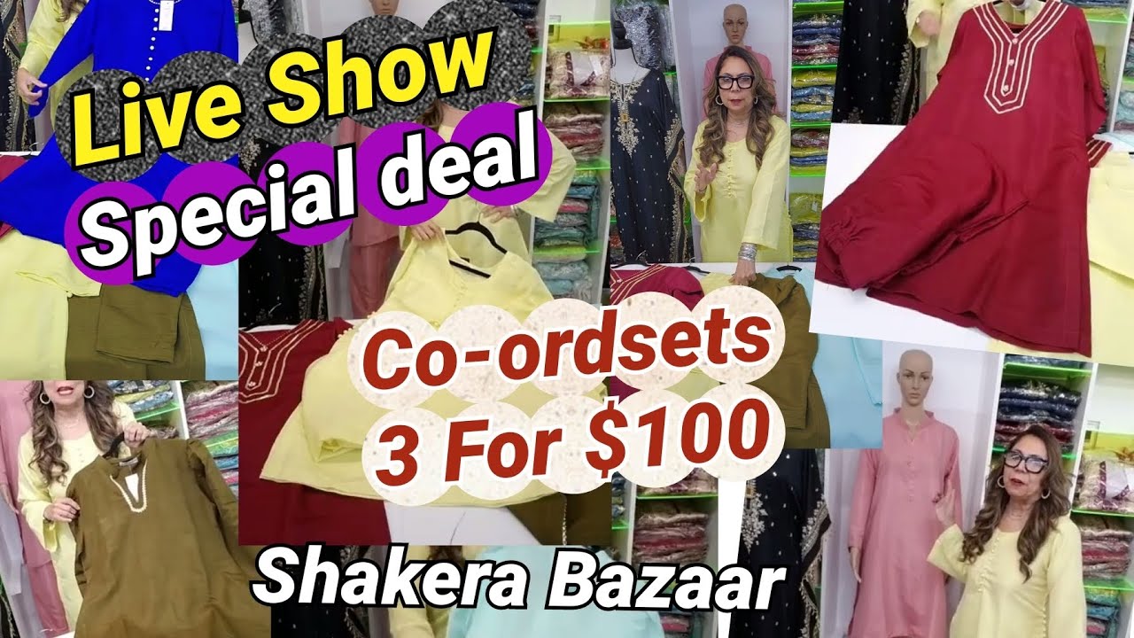 3 for $100 Co-ordsets Raw Silk Solid Colors Shakerabazaar.com Houston ...