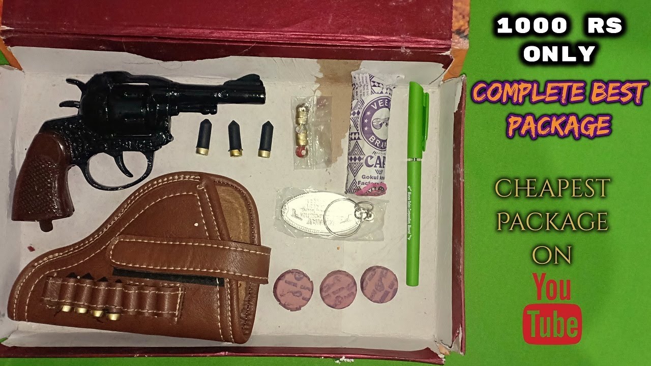 Full metal toy revolver seven shot Unboxing . (Full metal cap toy ...