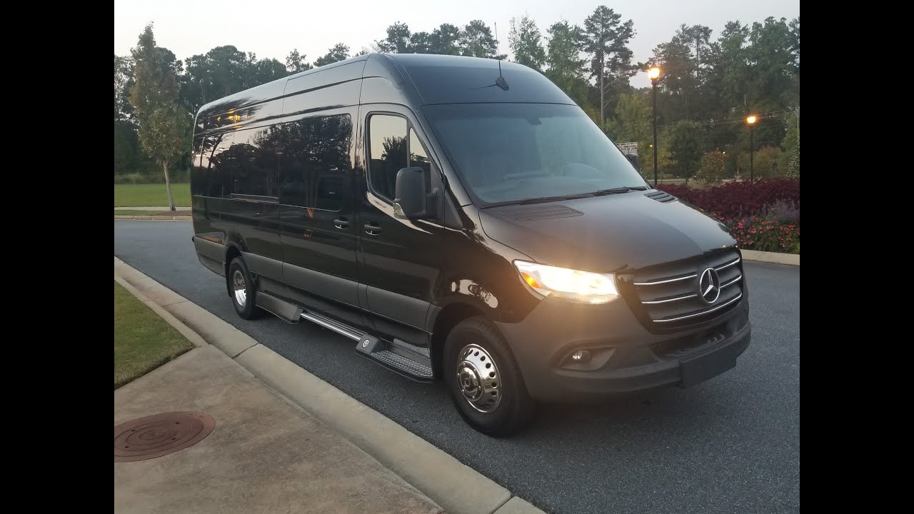 Mercedes Benz Deluxe Shuttle Style Sprinter From ATL Vans - YouTube