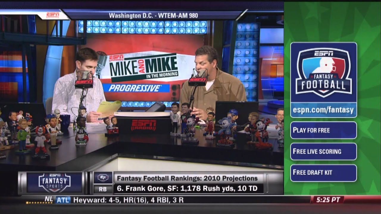 ESPN Radio - Mike And Mike Live Ad (SkoreIt!) - YouTube