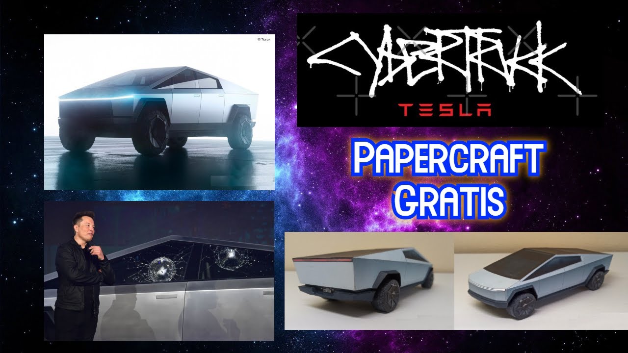 Tesla Cybertruck papercraft Gratis - YouTube