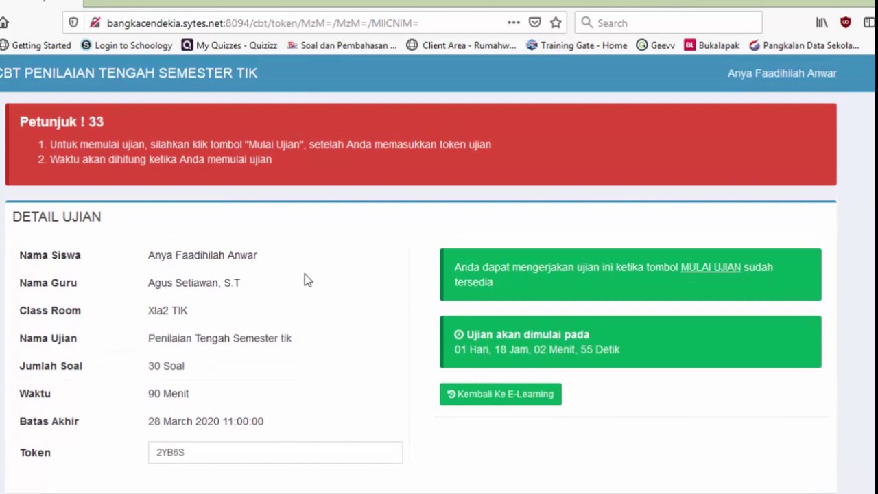 Panduan mudah dan cepat membuat CBT di e-learning madrasah - YouTube