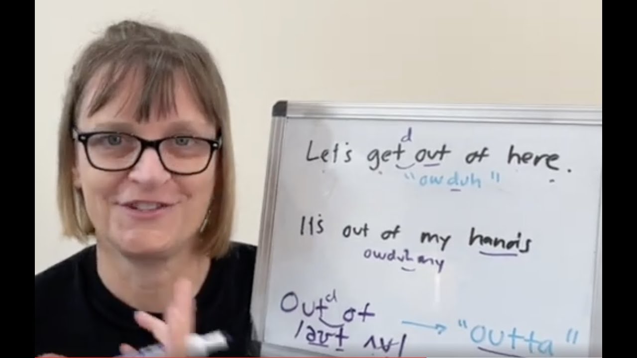 How to Pronounce Out Of in Fluent American English - YouTube