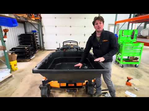 Mulch Dump Assembly For Scag XL/V Ride 2 - YouTube
