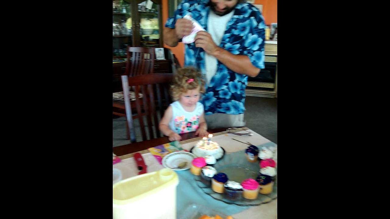 Ruby's 2nd birthday - YouTube