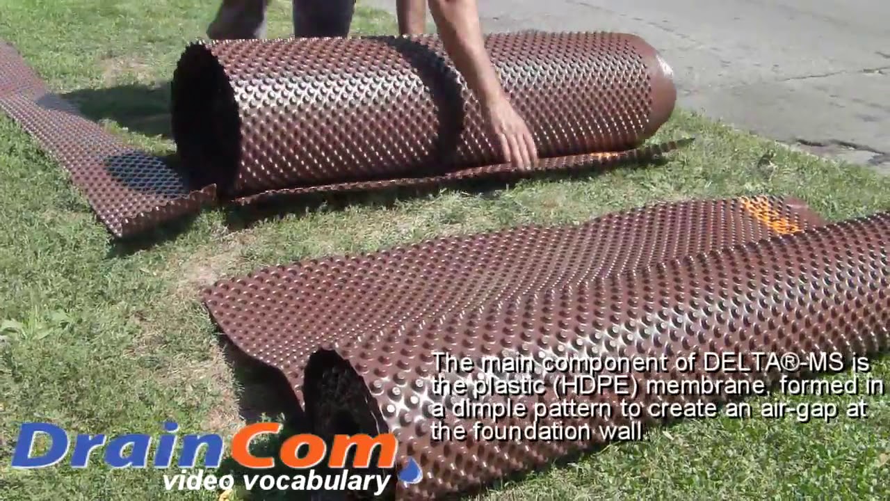 What is DELTA-MS-membrane (Draincom.com) - YouTube
