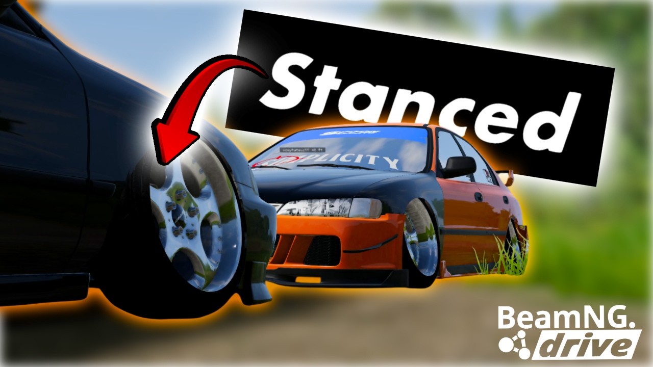 I Tried Driving Stance Cars in BeamNG... - YouTube