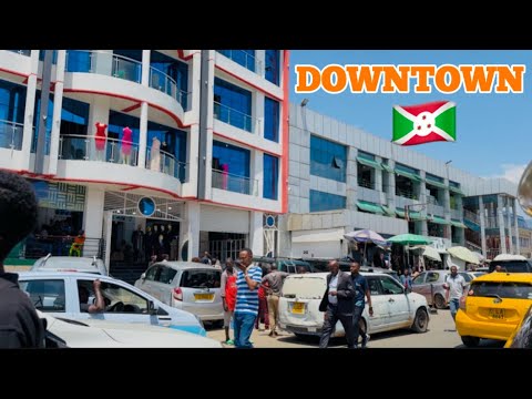 Inside Downtown Bujumbura 🇧🇮 | 21-Min Street Walk