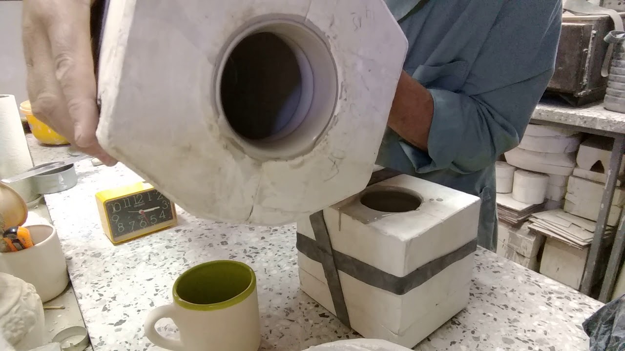 Colada taza de cerámica Parte 3 - YouTube
