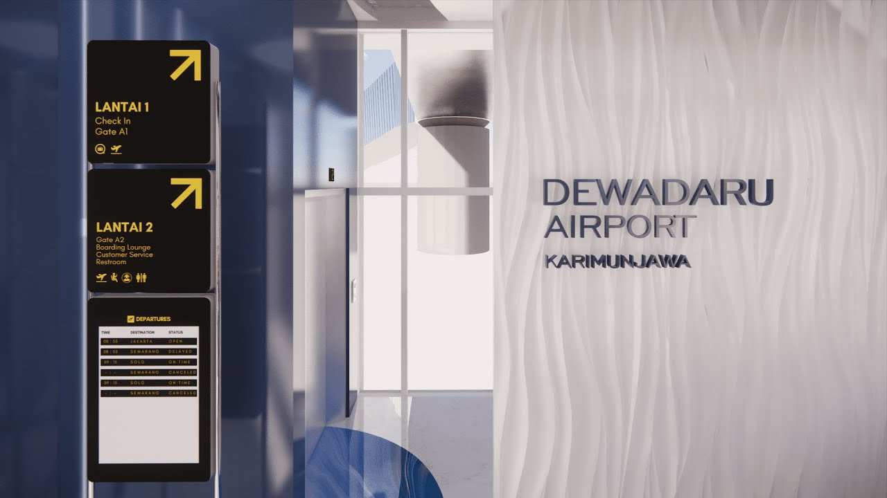 WALKTHROUGH DEWADARU AIRPORT - YouTube