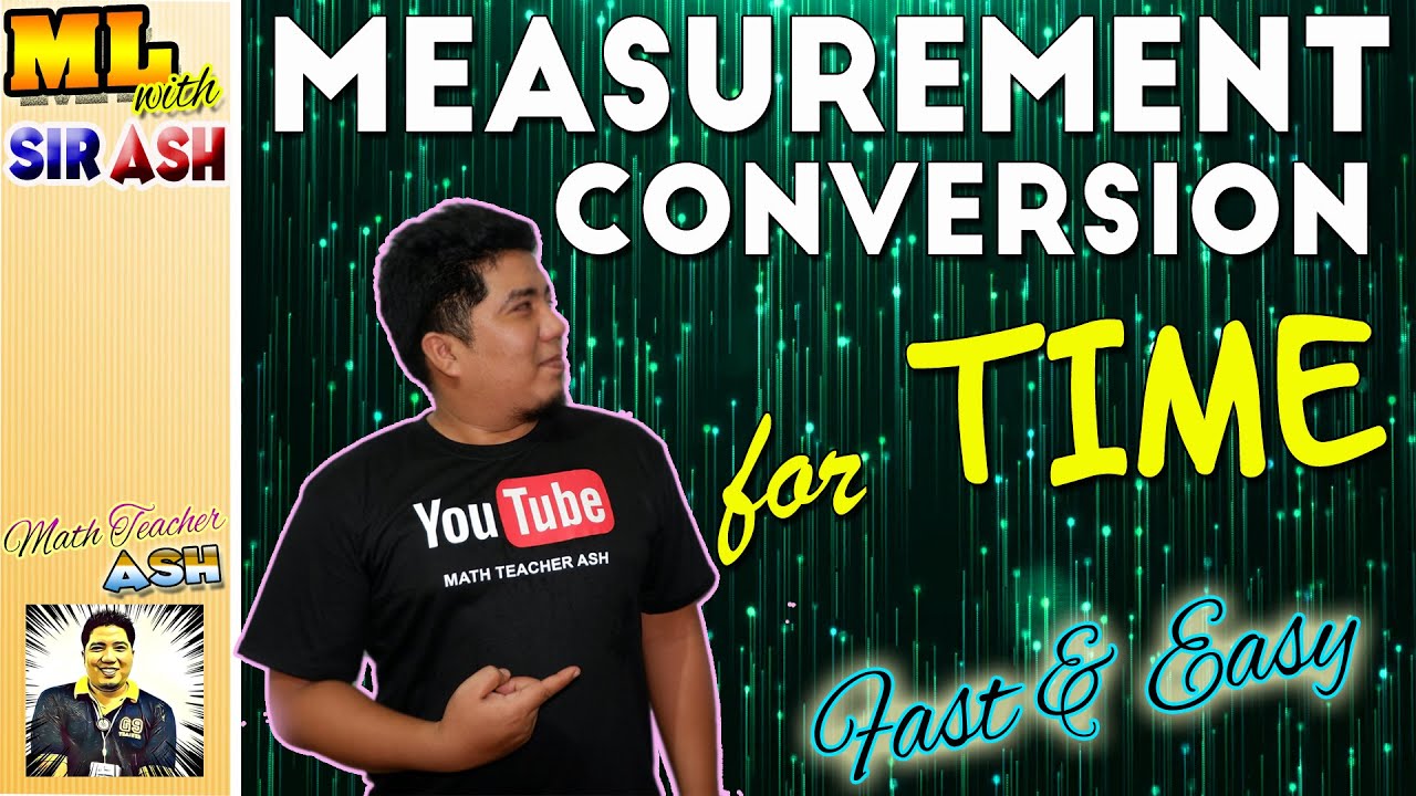 Measurement Conversion of Units for TIME - Fast and Easy - YouTube