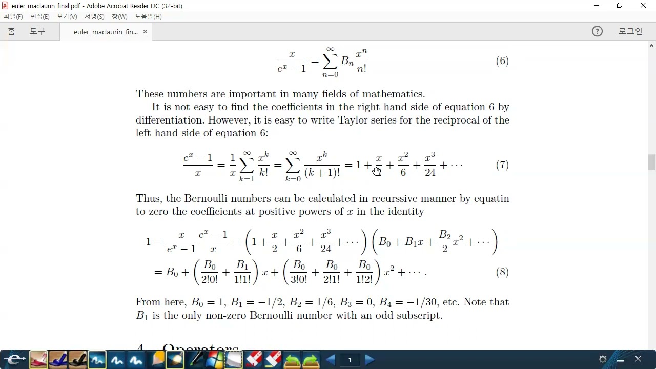 Euler Maclaurin Summation Formula YouTube Euler Maclaurin Summation Formula YouTube