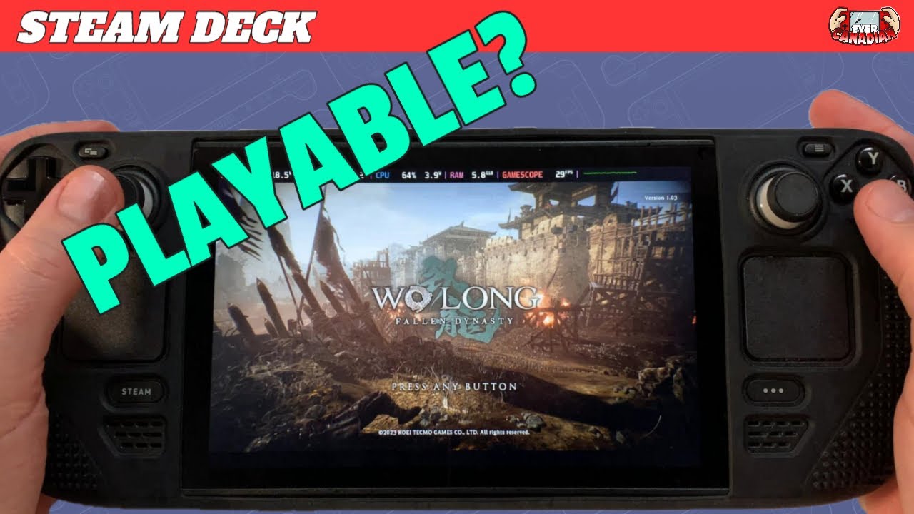 Wo Long : Fallen Dynasty on the Steam Deck - Is it Playable? - YouTube