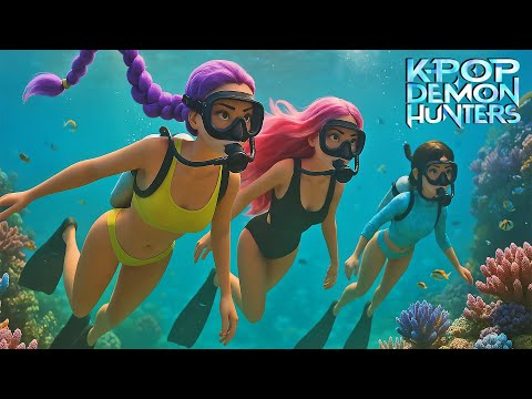 Diving Song Kpop Demon Hunters | Animated Music Video | Croco Beat