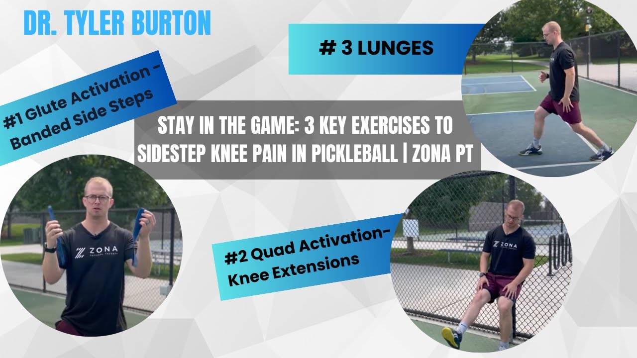 Stay in the Game: 3 Key Exercises to Sidestep Knee Pain in Pickleball ...