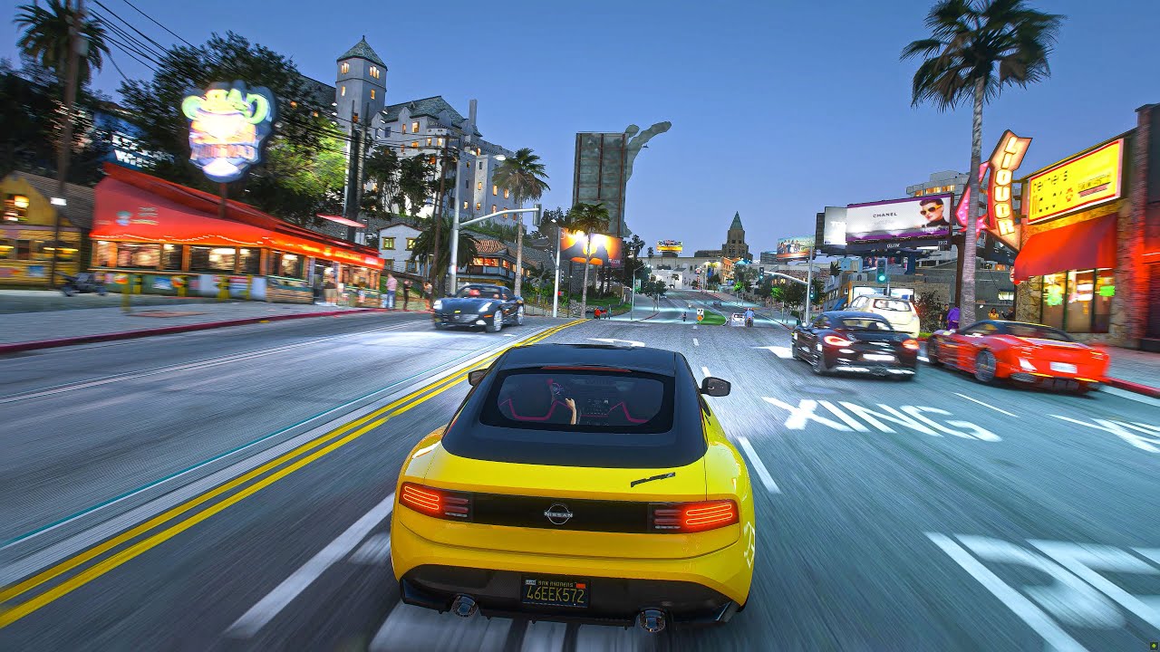 GTA 5 Ultra Realistic Graphics with Realistic Reflections Mod Gameplay ...