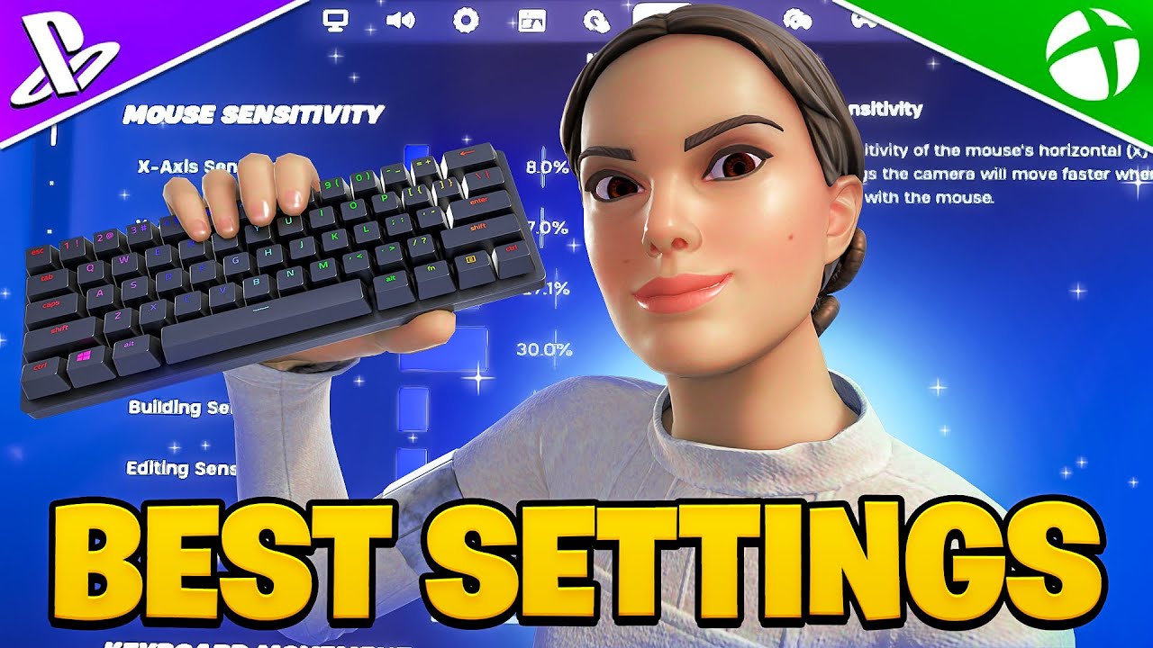 NEW Best Console Keyboard SETTINGS + Sensitivity in Chapter 5 Season 3 ...