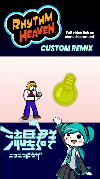 Rhythm Heaven Custom Remix - Nico Nico Douga Ryuuseigun #shorts - YouTube