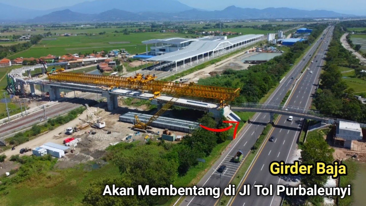 Akhirnya 🔥 Box Girder Sudah Terpasang | Flyover Persiapan Girder Baja ...