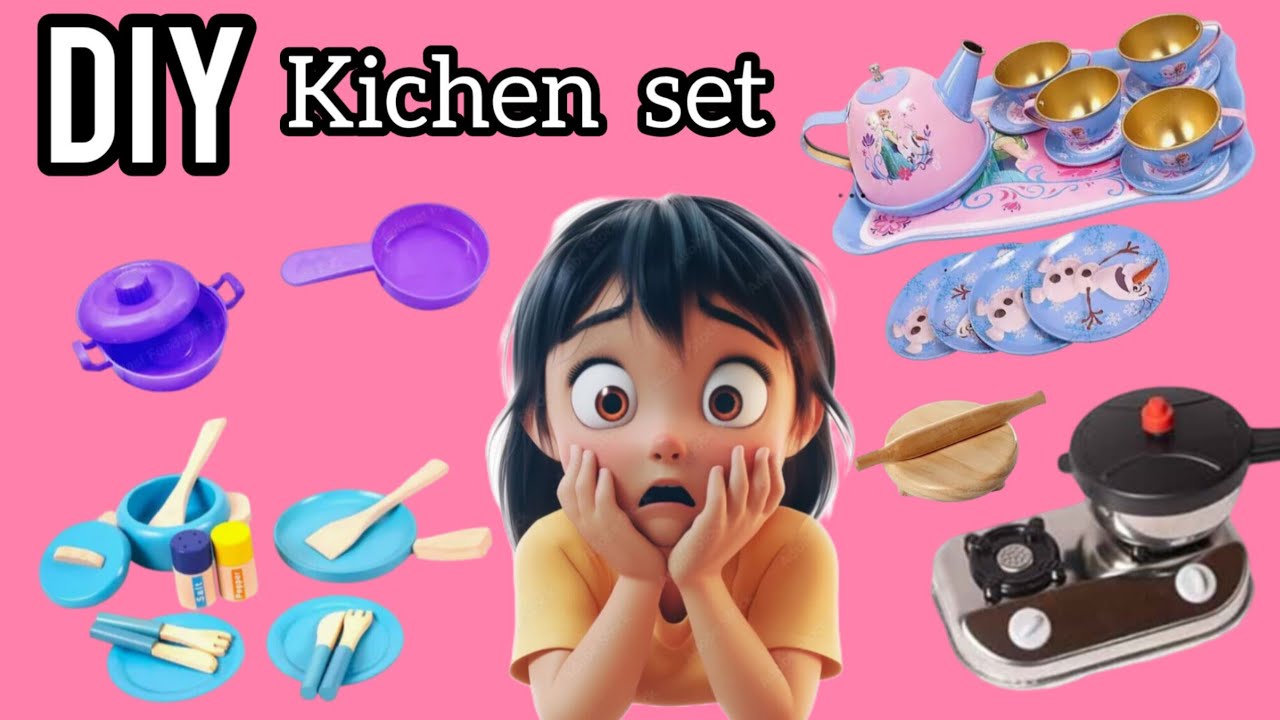 Diy Kitchen Set💡 ( 7 Diy Kitchen Toys ) - YouTube
