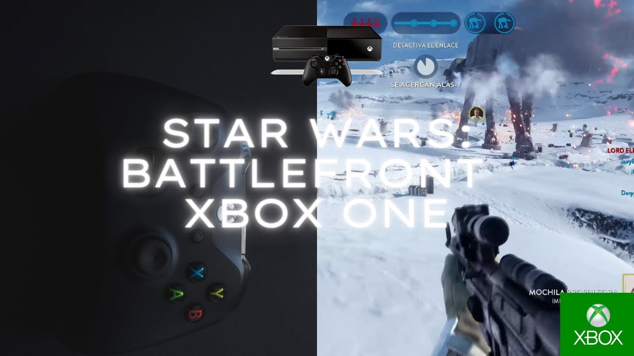 Gameplay | Star Wars : Battlefront en Xbox One Fat - YouTube