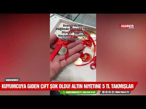 KUYUMCUYA GİDEN ÇİFT ŞOK OLDU! ALTIN NİYETİNE 5 TL TAKMIŞLAR