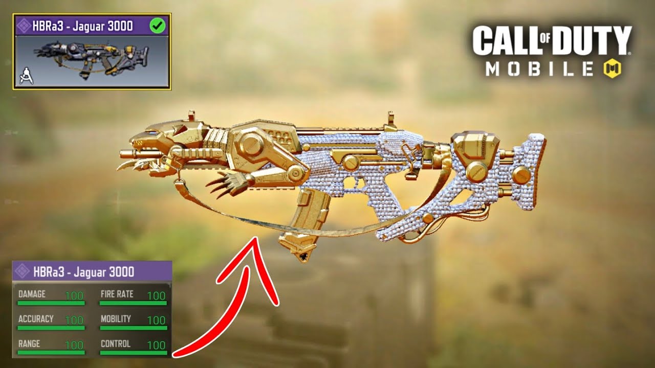 Best Guns HBRA3 - Jaguar 3000 Loadout in COD Mobile - YouTube