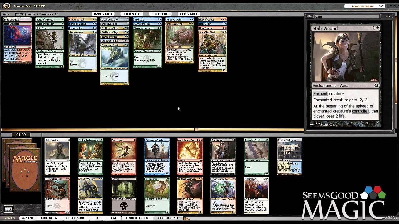 Return to Ravnica Block Draft #15 - Drafting - YouTube