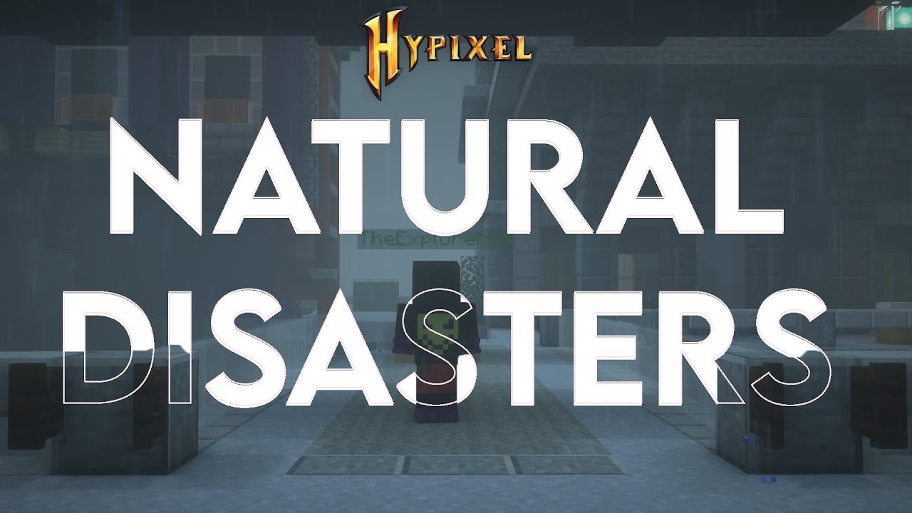 Hypixel added NATURAL DISASTERS to MINECRAFT! - YouTube