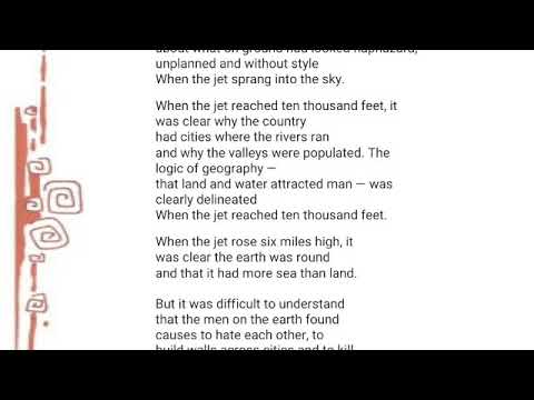 Poem Geography lesson Explanation questions answer English book ...