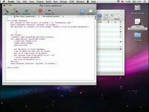 "Play it Backwards" Using Xcode and Applescript - YouTube