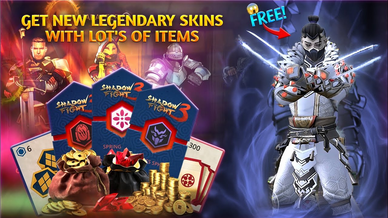 Get New Legendary Skins with Lot's of Items in Shadow Fight 3 - Blosson ...