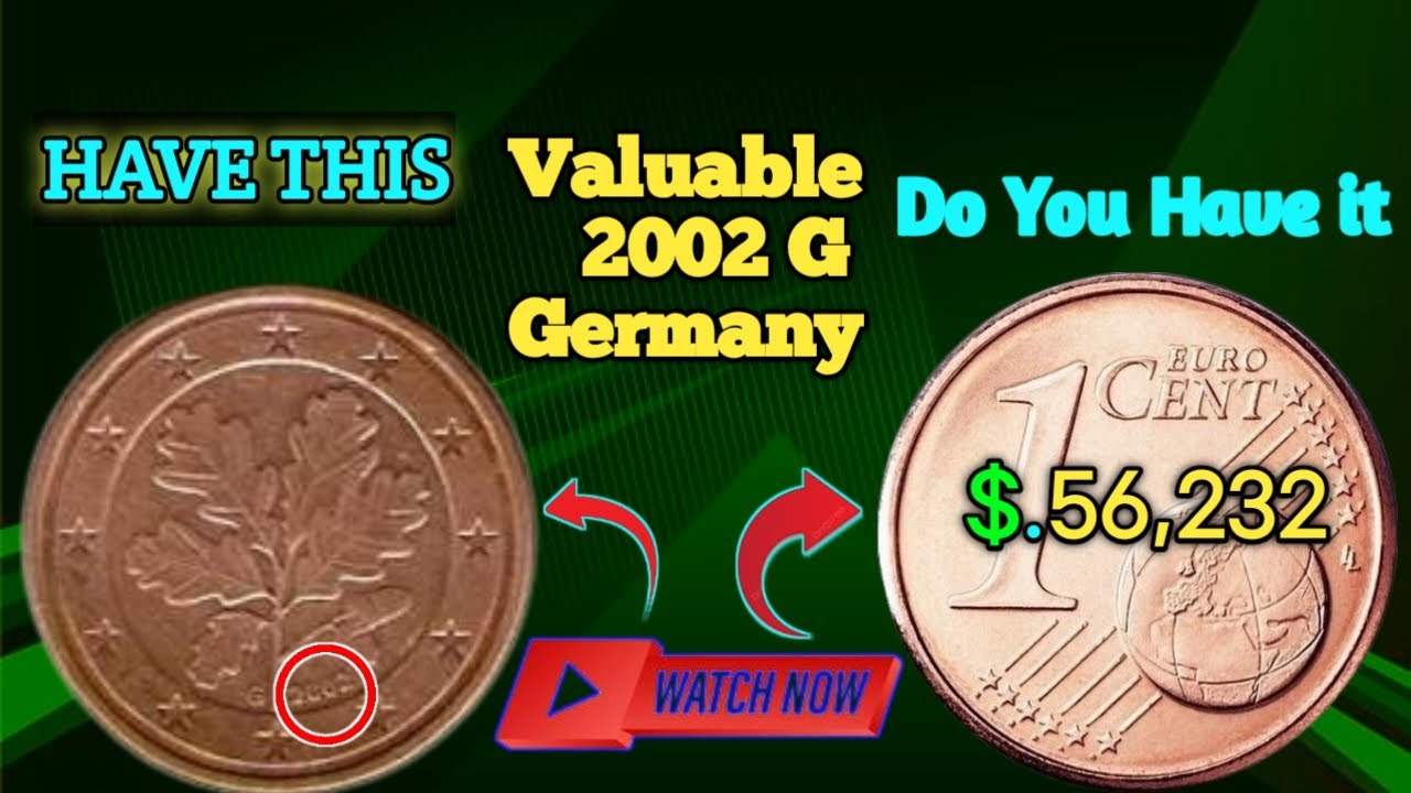 "The 1 Cent Euro Coin of 2002: Worth Over $56 Billion?! | Rare Coin ...