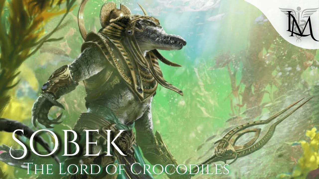 Sobek, The Lord of Crocodiles, Protector of The Nile River (Egyptian ...
