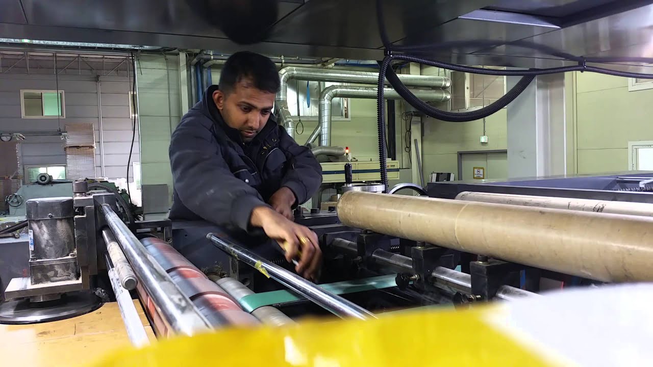 wet laminating - YouTube