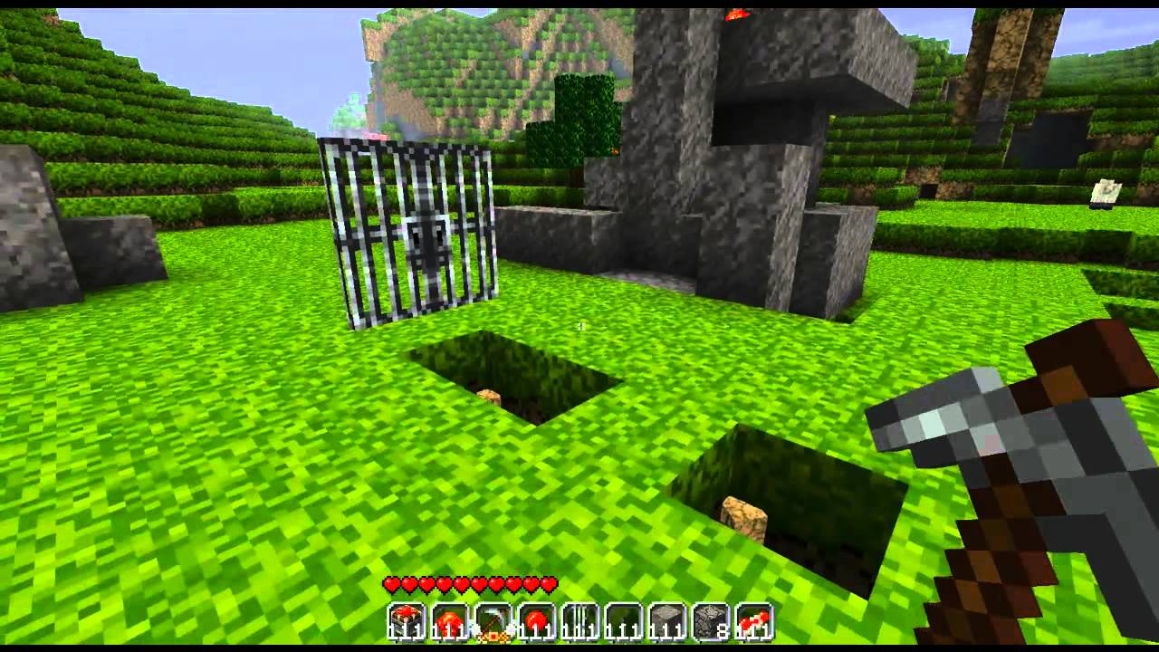 Minecraft: Security (doors and alarm) - YouTube