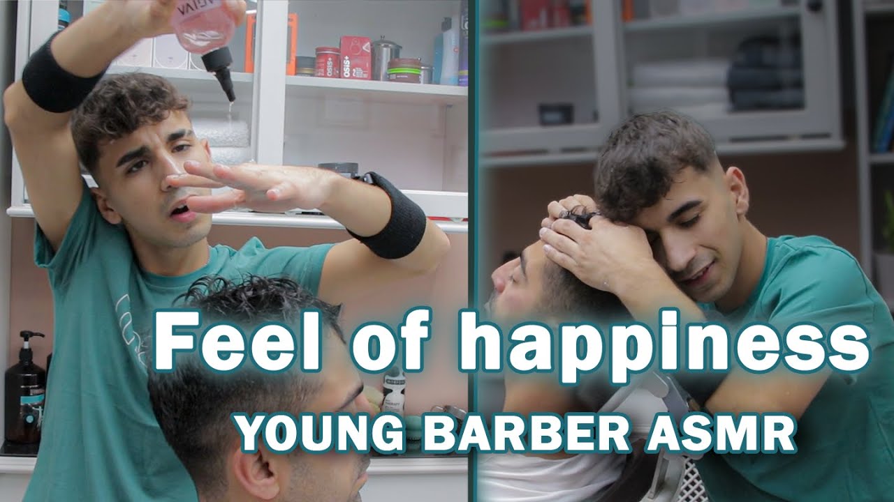 ASMR Massage By Young Barber | Feel Your Greatest Happiness - YouTube