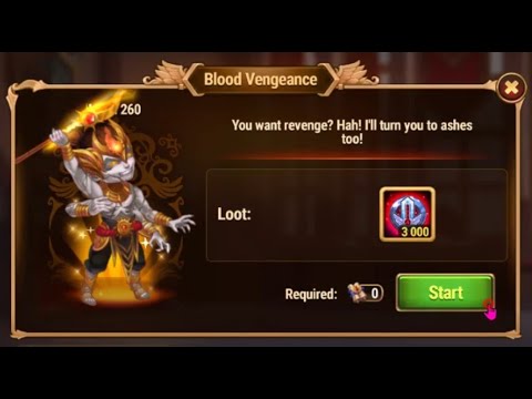 Galahad's Memories Blood Vengeance Lv260 - Hero Wars - YouTube