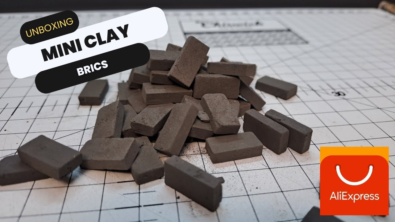 Unboxing Mini Clay Bricks from AliExpress | Perfect for Diorama Builds ...