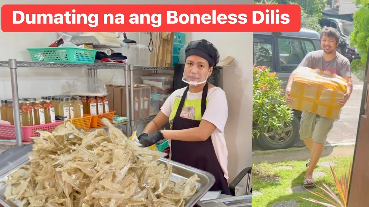 Dumating na ang Boneless Dilis 😍 atbp na dried fish | Nag drop off ng ...