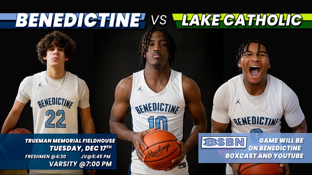 Benedictine Basketball vs Lake Catholic - YouTube