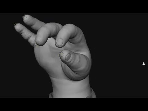 rig animate, skin wrinkle and cloth simulation of a baby's hand. - YouTube