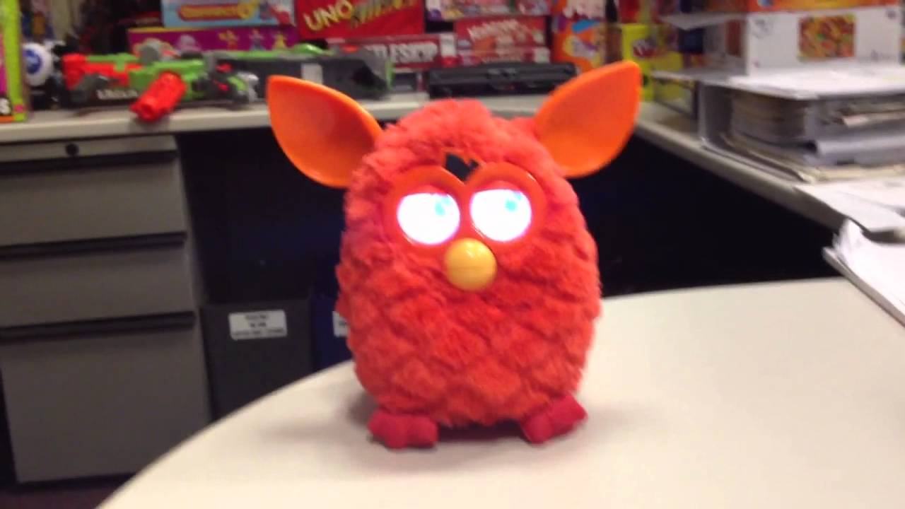 Furby Laughing when Tickled - YouTube