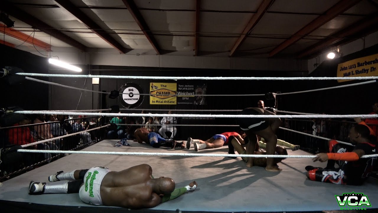 VCA WRESTLING MAYHEM EPISODE 14 MEGAFEST 15 MAN OVER THE TOP ROPE ...