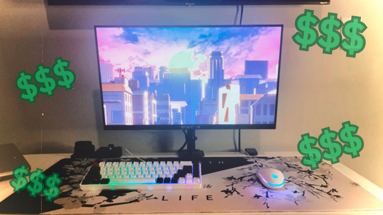 My Budget Gaming Setup! (How Much Did It Cost?) - YouTube