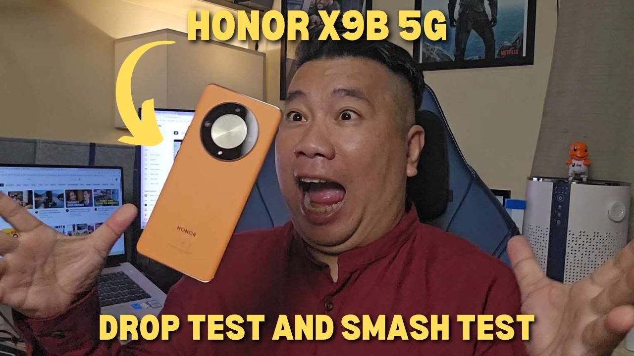 HONOR X9B 5G - DROP TEST AND SMASH TEST (PHILIPPINES) - YouTube