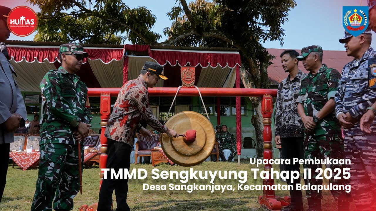 Upacara Pembukaan TMMD Sengkuyung Tahap II 2025Desa Sangkanjaya ...