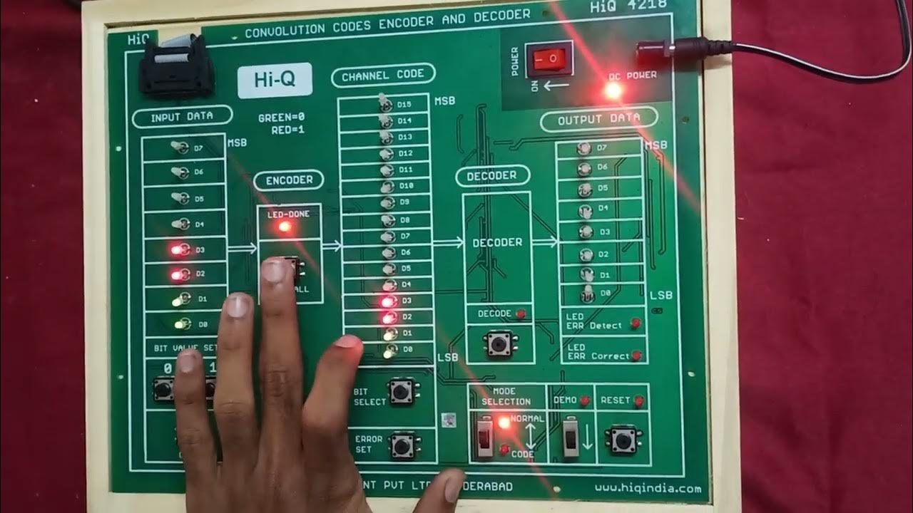 4218 CONVOLUTION CODES ENCODER & DECODER - YouTube