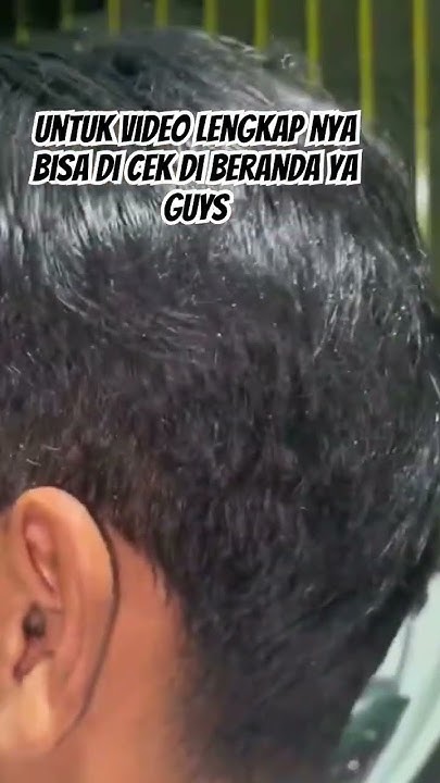 Tutorial cukur rambut yang sangt mudah di pahami #haircut #barbershop #barber # ...